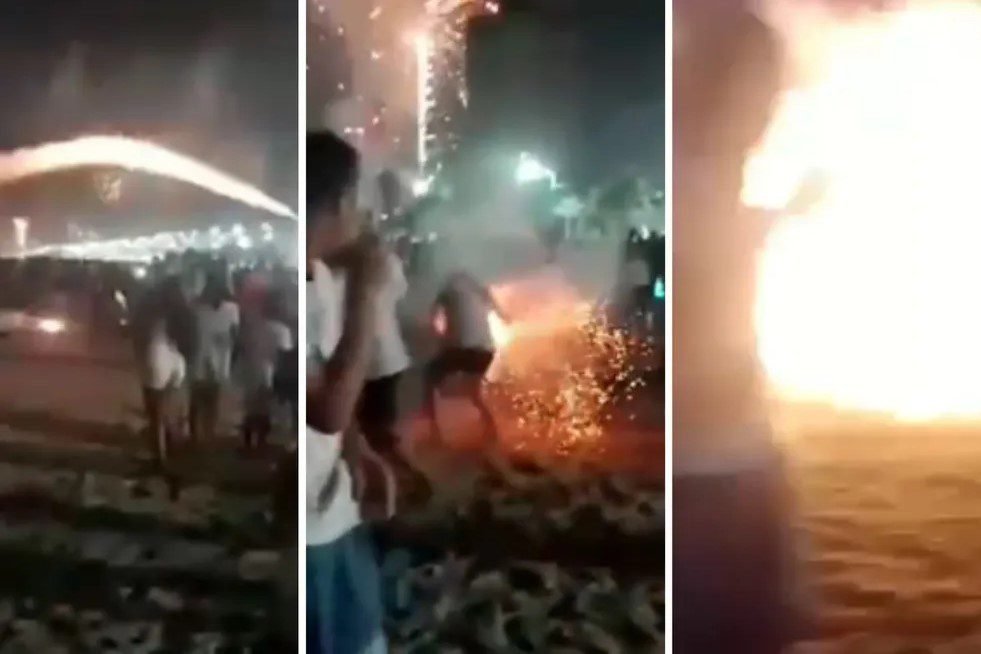 VÍDEO – Novo vídeo mostra momento em que rojão explode e mata turista ...